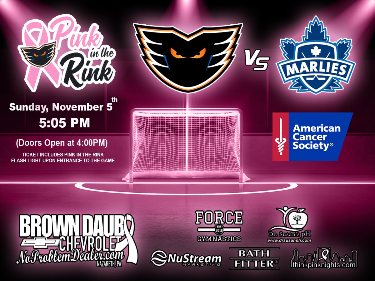 Pink in the Rink Event | LV Phantoms | Nustream Marketing